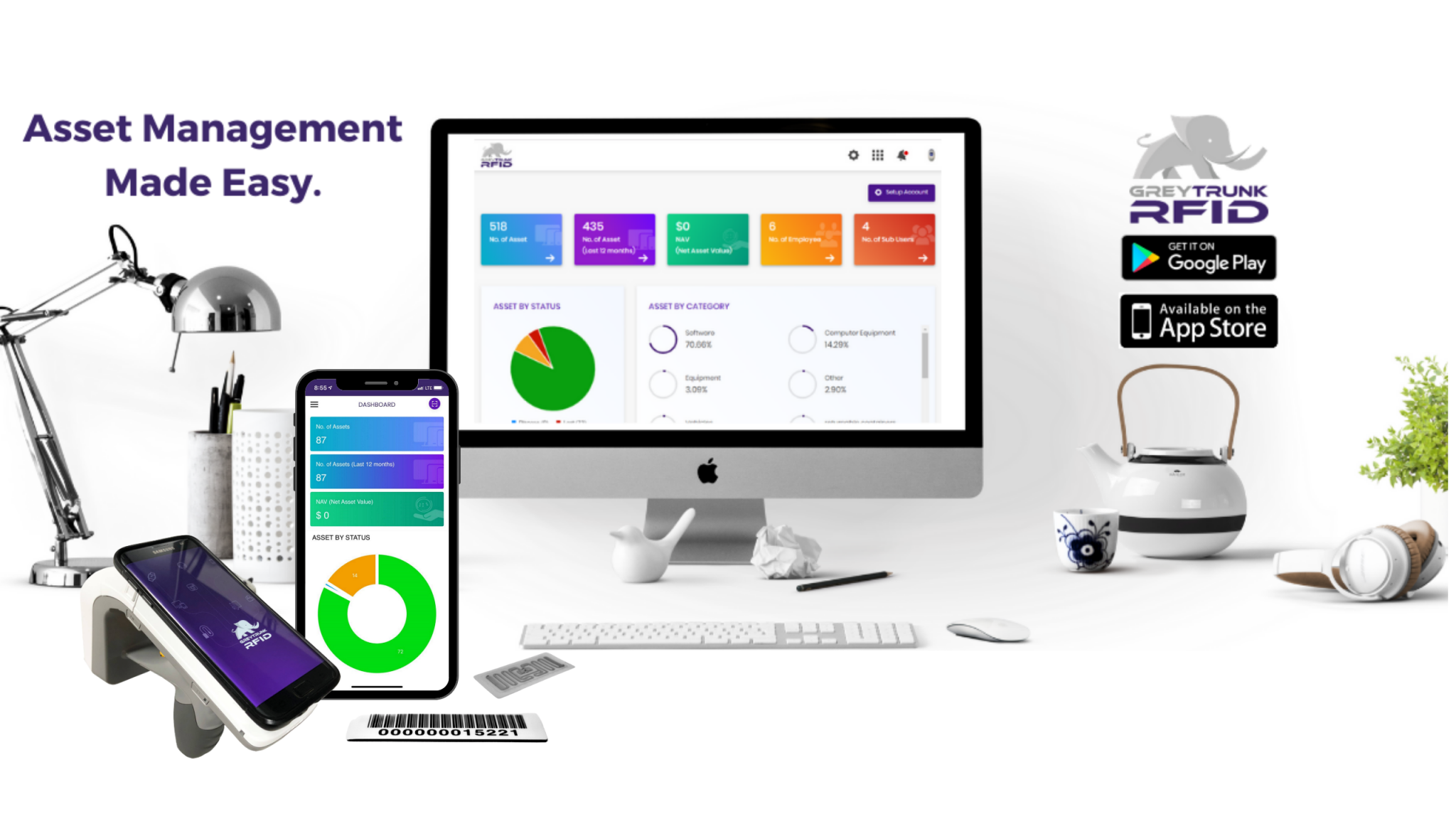 Web Based RFID Software for School Asset Tracking - Grey Trunk RFID